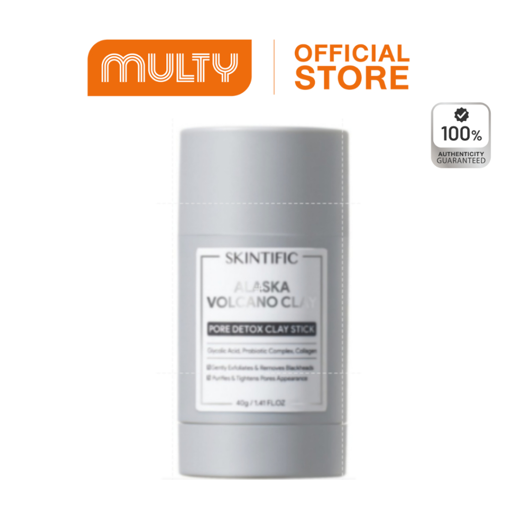 SKINTIFIC Alaska Volcano Pore Clay Stick 40g. Mud Mask | Shopee Malaysia