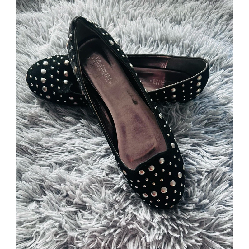 Black Shoes With Rivet Number 41 TAYWIN (Old 1 Hand) | Shopee Malaysia
