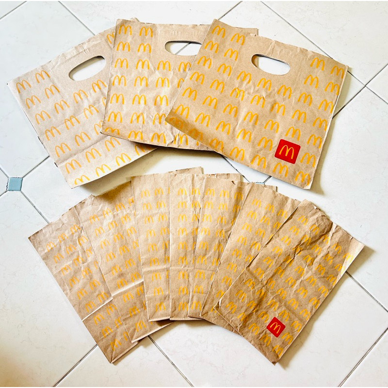 McDonald's Empty Paper Bag (Second Hand) | Shopee Malaysia
