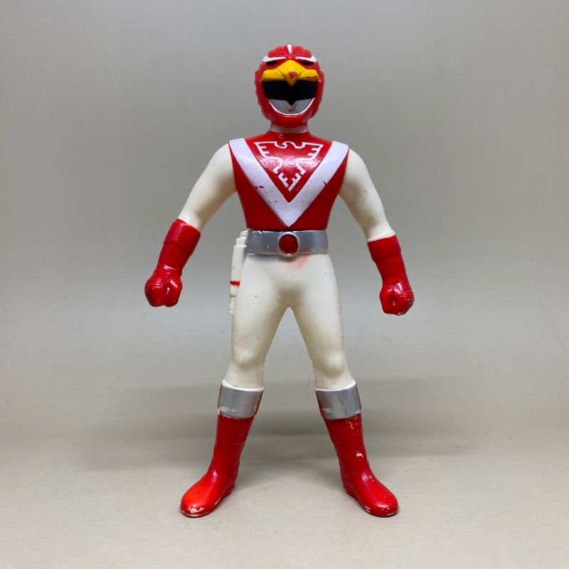 Sentai Liveman Red Soft Figure 11.5 Cm.(1988) | Original Bandai ...
