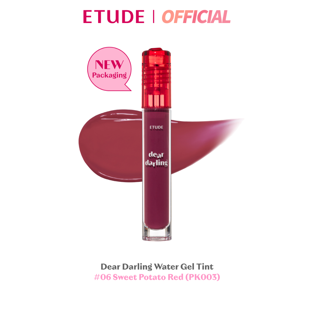 ETUDE (NEW) Dear Darling Water Gel Tint 06 Sweet Potato Red (PK003) | Shopee Malaysia