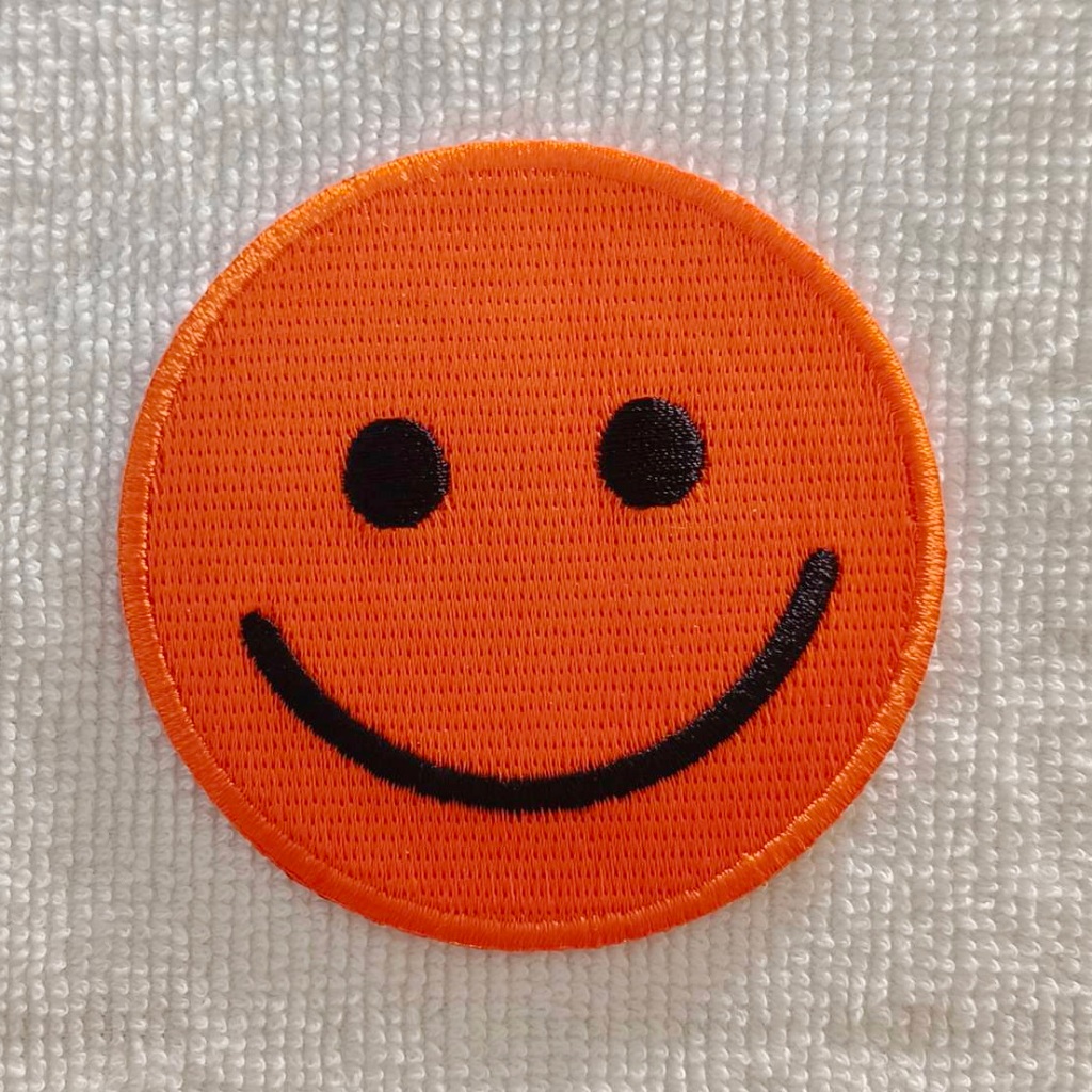 Arm Iron On The Shirt Smiley Face emoji Smile Patch heart Clothes ...