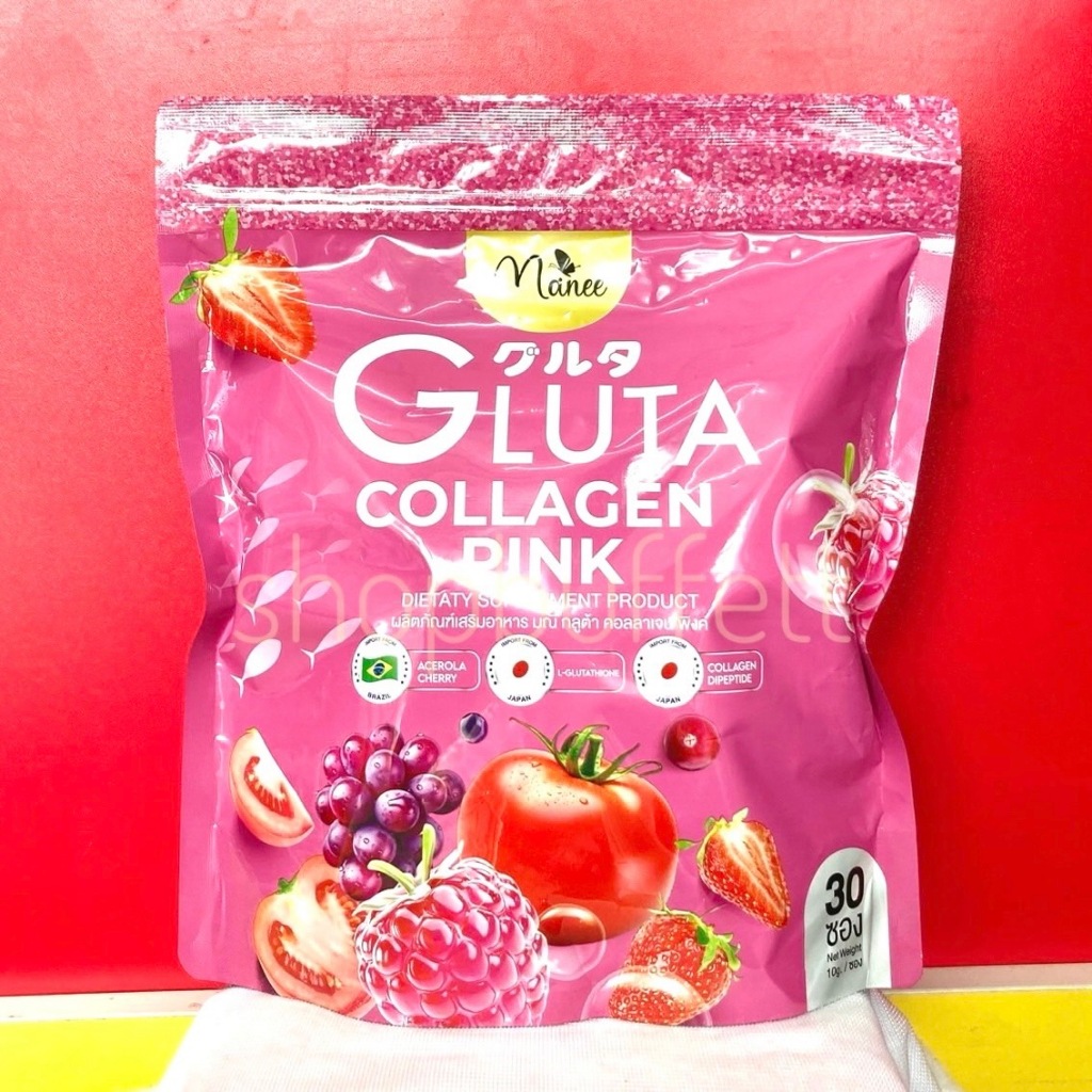 Manee Gluta Collagen Pink (1 Pack Contains 30 Sachets) | Shopee Malaysia