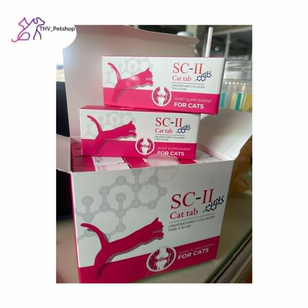 SC-II Cat Tab Collagen Type II Joint Supplement For Cats (1 Box 30 ...