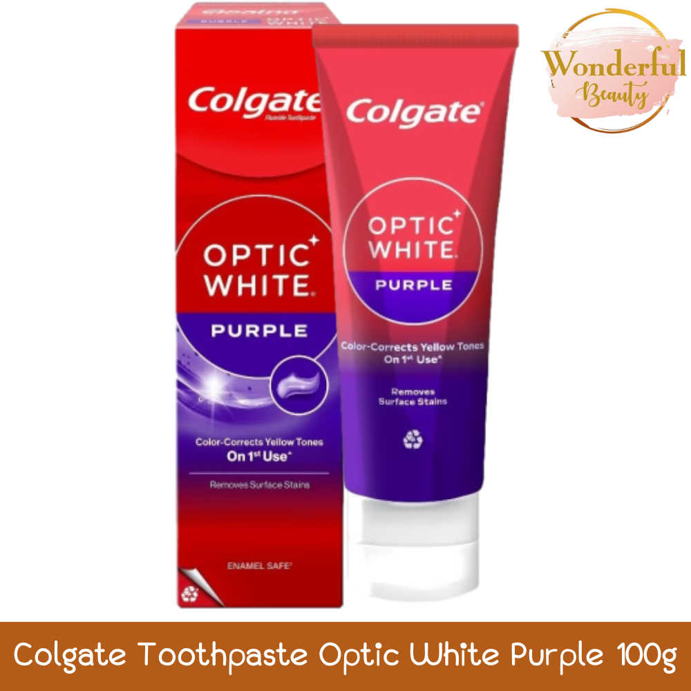 Colgate Toothpaste Optic White Purple 100g Optical 100g. | Shopee Malaysia