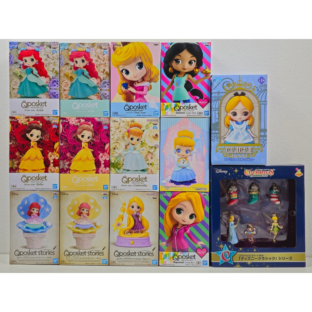 [Authentic Figure] Disney Characters-Rapunzel/Alice/Belle/Cinderella ...