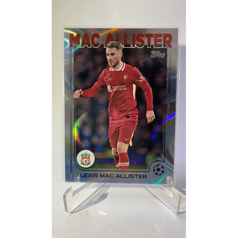 Alexis Mac Allister Footballer Cards LIVERPOOL Topps 2025 | Shopee Malaysia