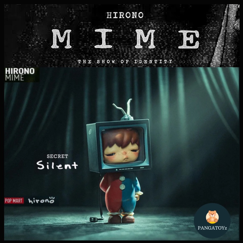 POPMART Hirono Mime Series Silent [Secret] Check Card Not Unwrapped ...