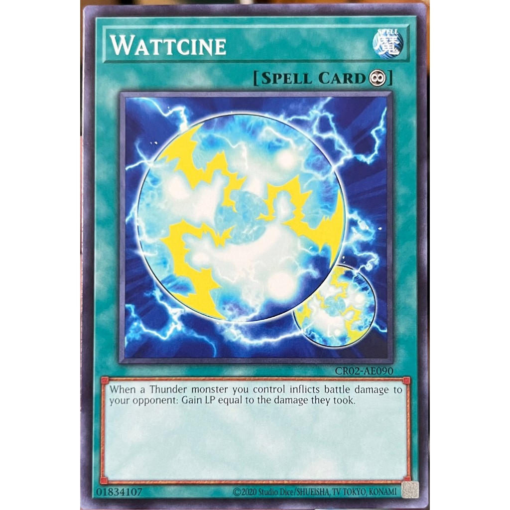 Yugioh Asia-Eng [CR02-AE090] Wattcine (Common) Original Yuki Card Cheap ...