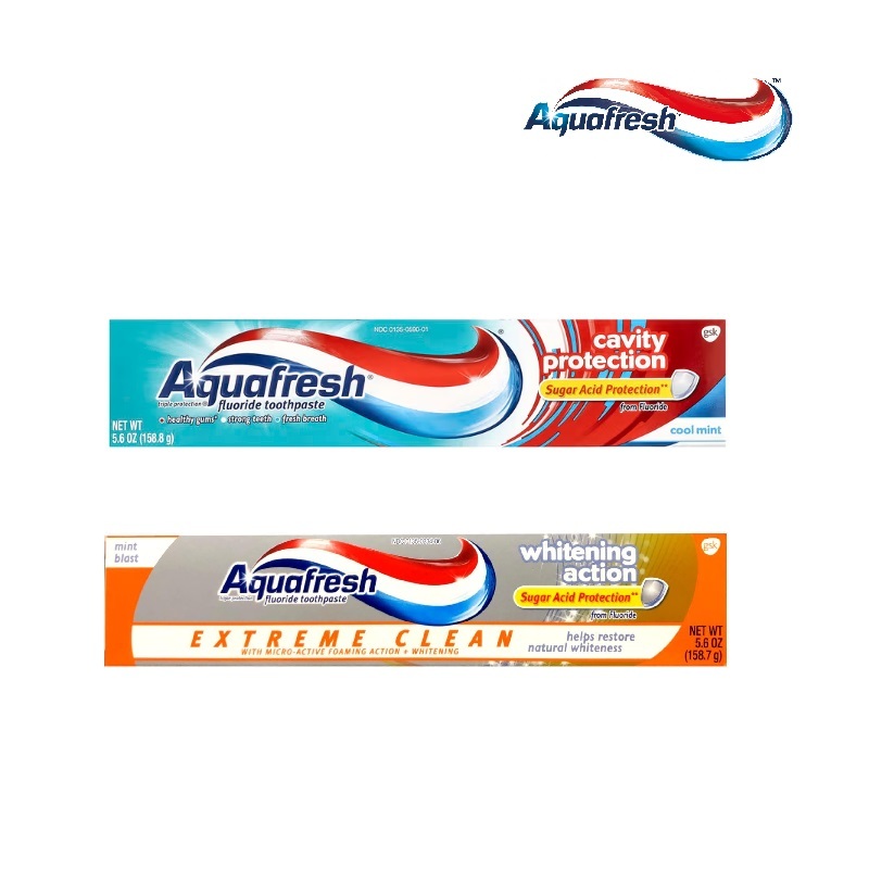 Aquafresh Toothpaste Extreme Clean Fluoride Toothpaste/Triple ...