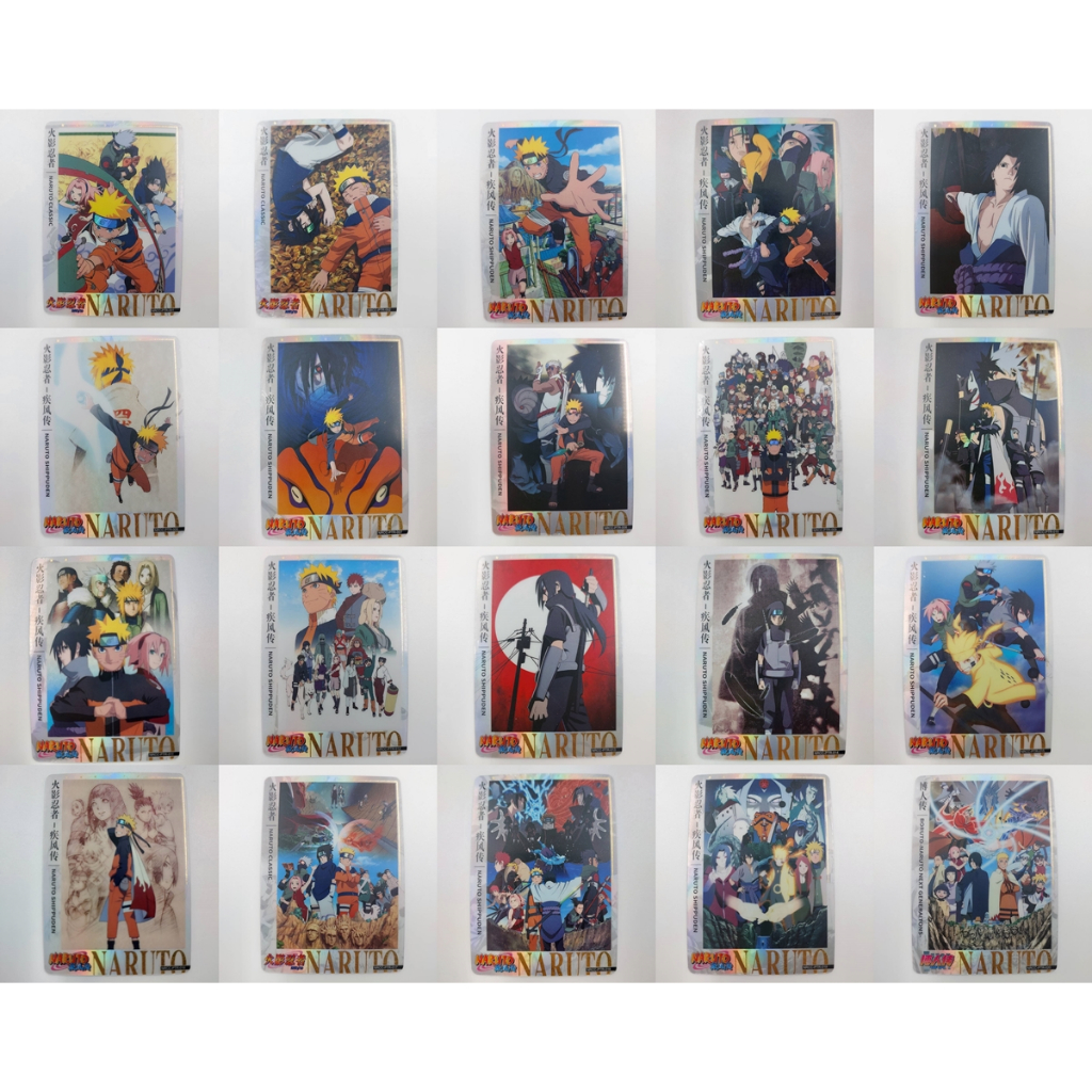 New Arrival Naruto PTR card No.001-020 | Shopee Malaysia