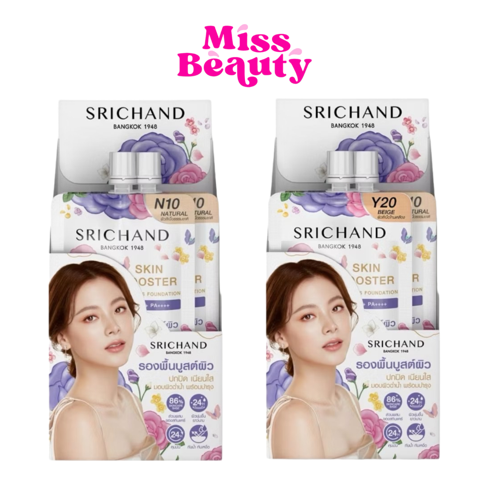 (Box X6) SRICHAND SKIN BOOSTER FLAWLESS FOUNDATION Spf 50+ Pa +++ 6 Ml | Shopee Malaysia