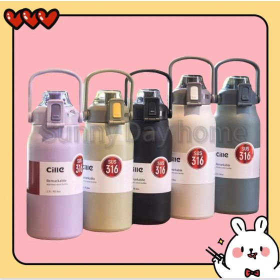 1700ml Thermos 316 Stainless Steel Kettle Vacuum Cup Large Big Belly Pot Heat Resistant | Shopee ...