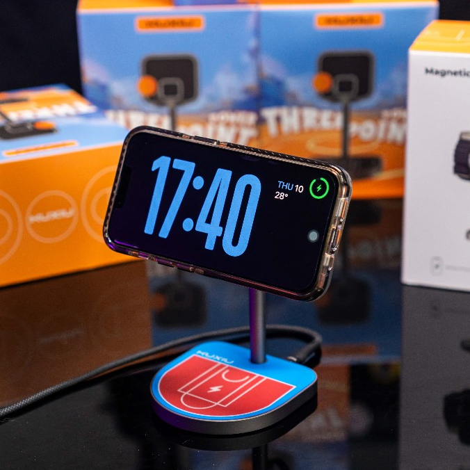 Basketball Backboard Wireless Charger Charge At The Same Time 3 iPh 20W ...
