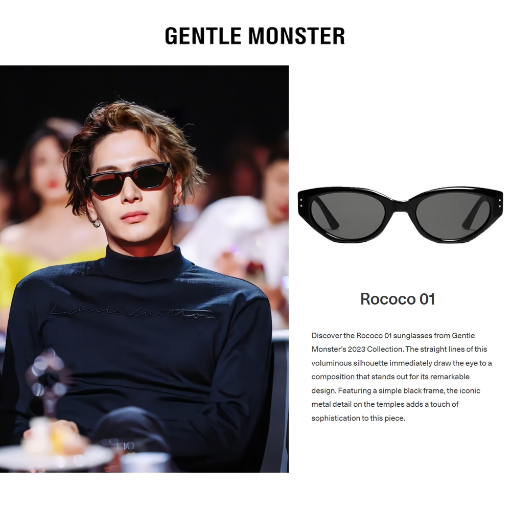 Authentic Gentle Monster Glasses (Gentle Monster) Rococo 01 Sunglasses ...
