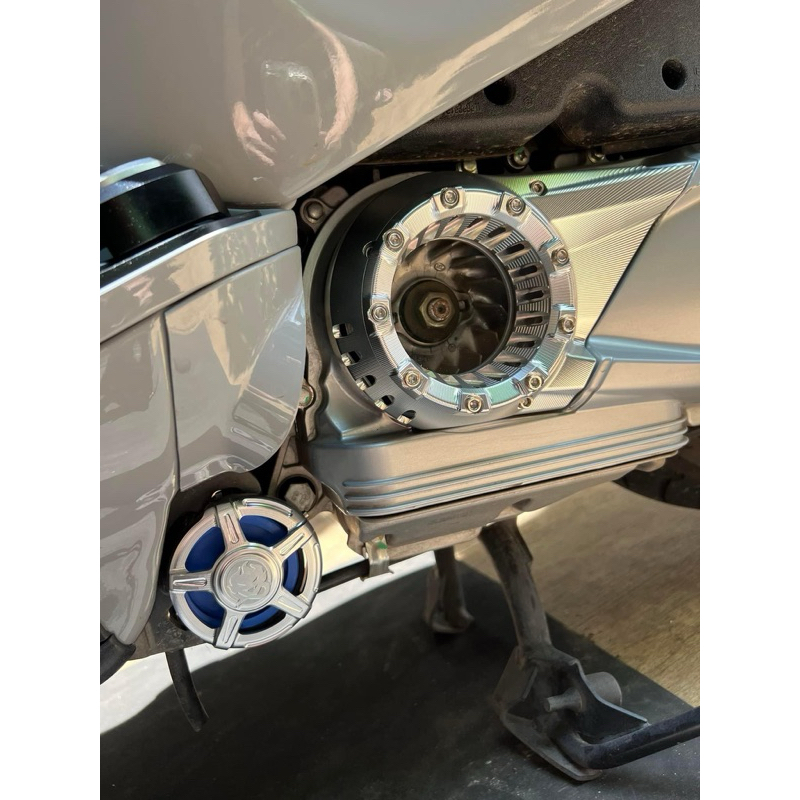 Engine Mount Boot Cover TR Factory V1 For Vespa Aluminum CNC Boots ...