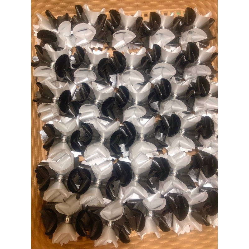 -Ree-Y-Y Black And White Scatters For Funeral 50 Pieces Per Bag Inside ...