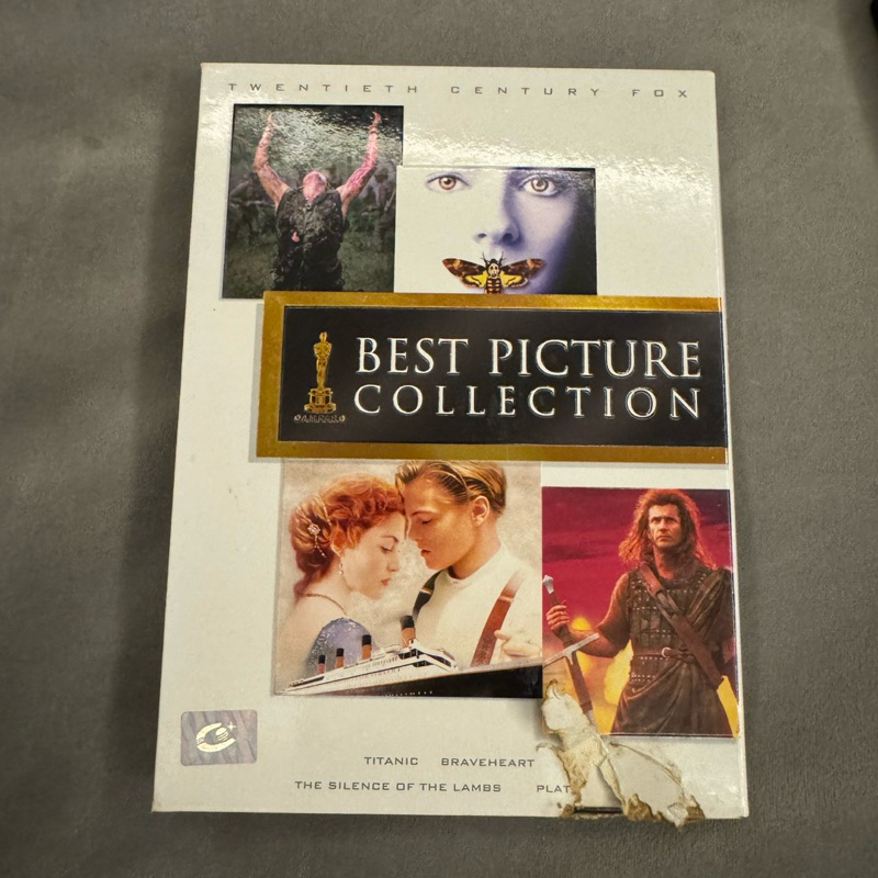 Boxset DVD Real Digivic Best Picture Collection Pattoon Silence of the lamps Titanic Braveheart ...