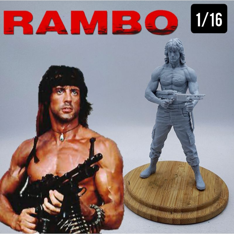 1/16 Rambo model resin | Shopee Malaysia