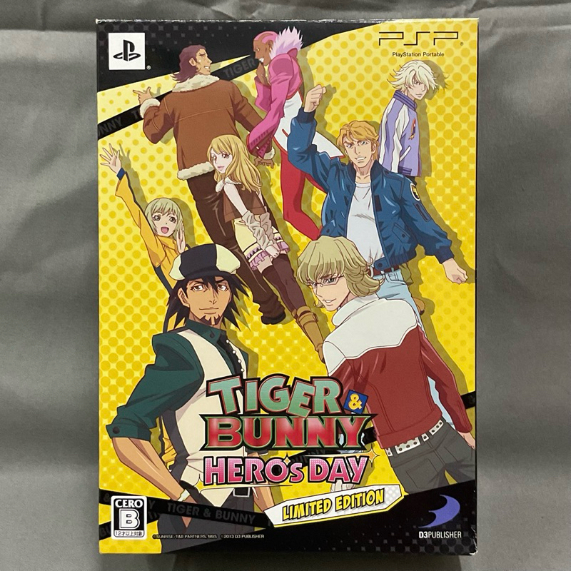 Original Disc [PSP] Tiger & Bunny Hero's DAY Limited Edition (ULJS ...