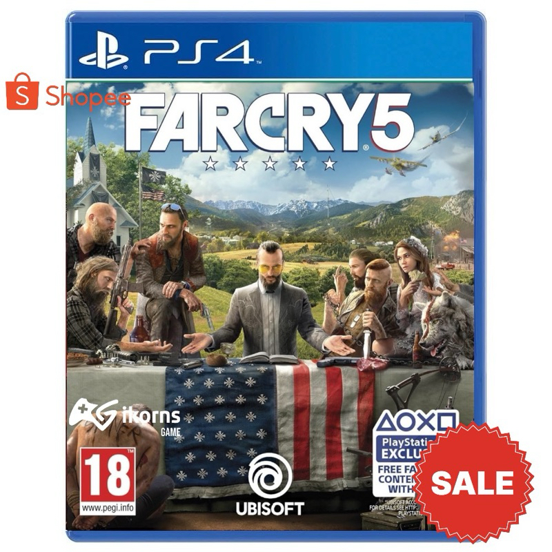 Used Game Disc PS4: FARCRY5 Original English Ready To Ship. | Shopee ...