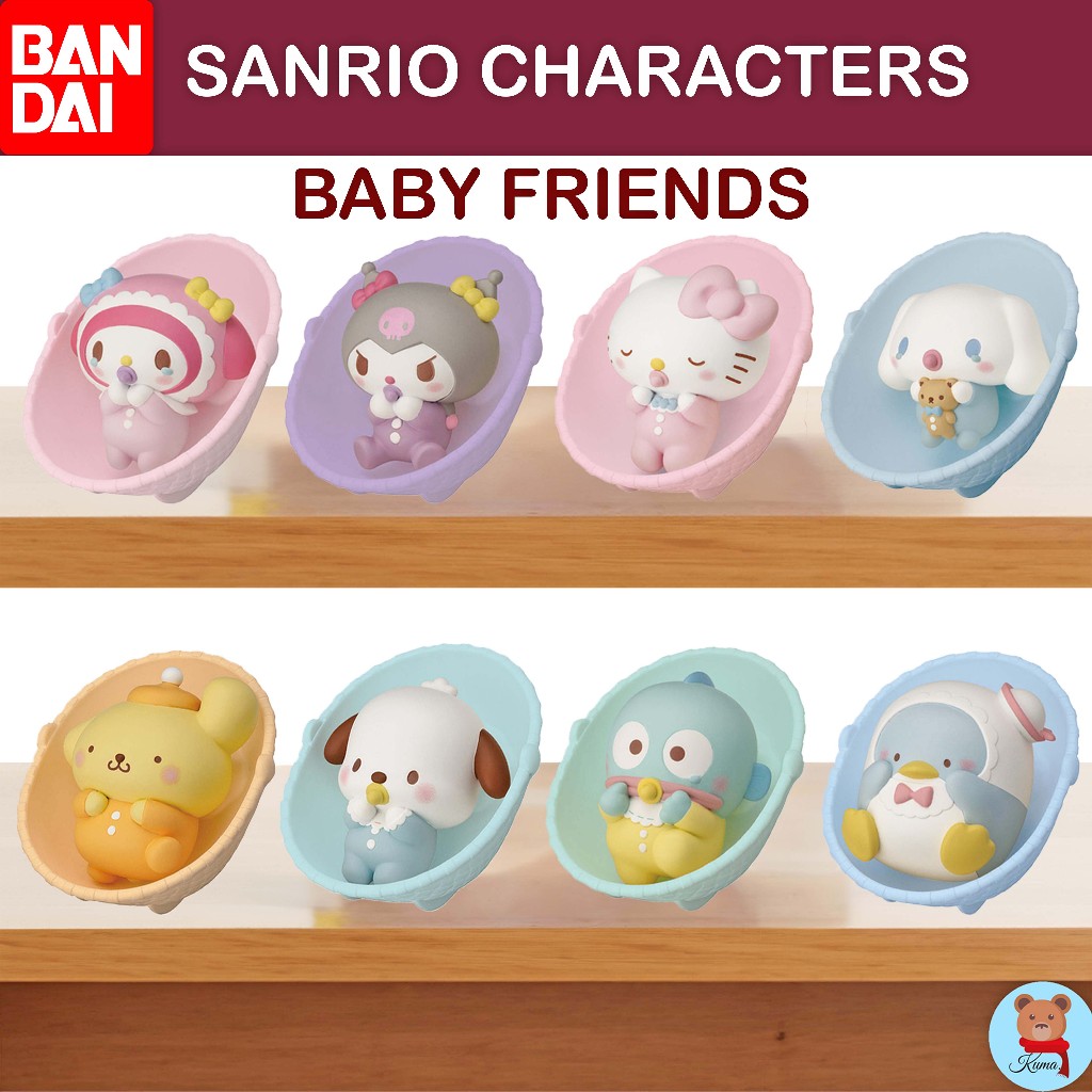 Sanrio Characters Baby Friends BANDAI my melody cinnamoroll hello kitty ...