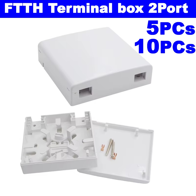 FTTH Terminal box 86 type ABS junction wall mount desktop patch panel ...