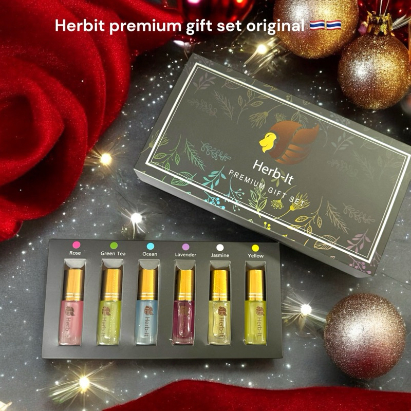 New Year's Gift Christmas Herbit Herbal Inhaler 5 Scents For Adults ...