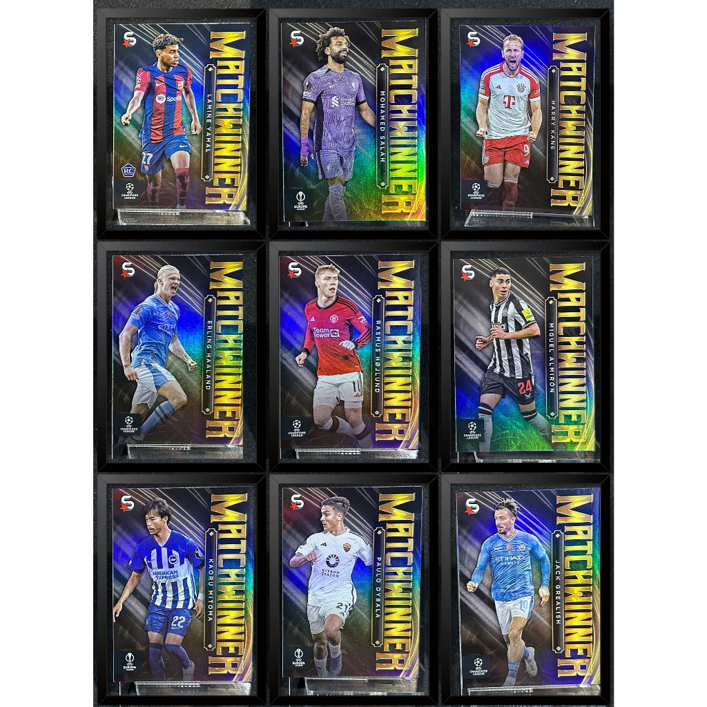 Selected MATCH WINNER Card: YAMAL JUDE BELLINGHAM KANE SALAH RAMOS ...