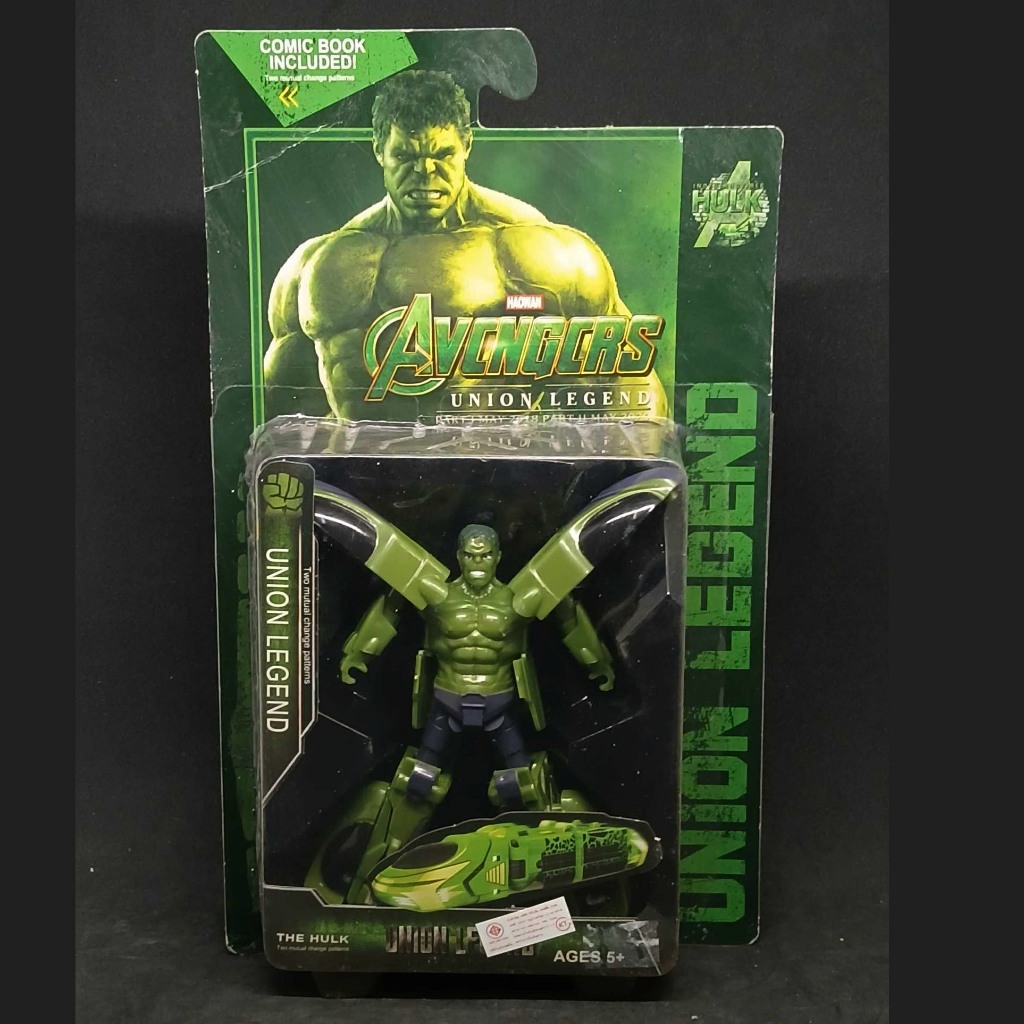 Transformers HULK Avengers Robot Transforms Into The Rocket Head Train ...