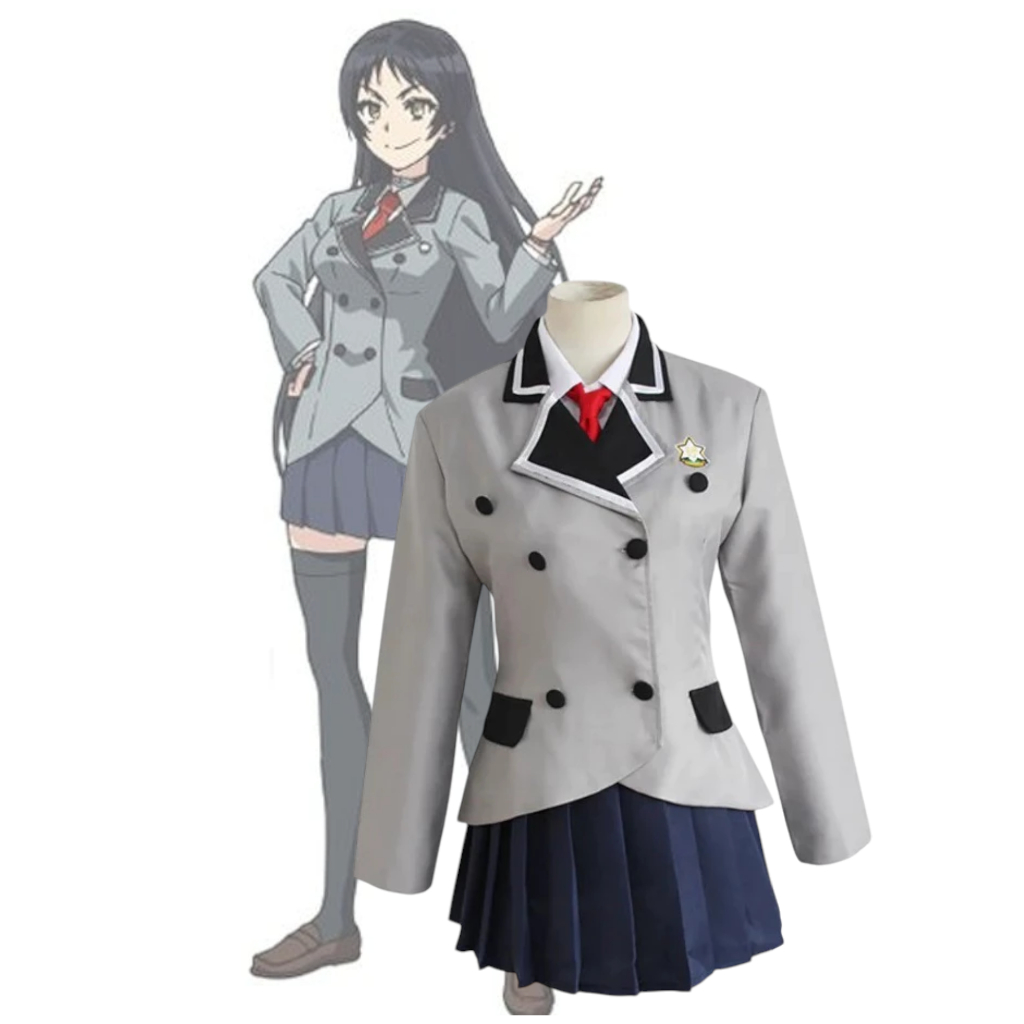 NEW111 School Uniform Ayame Kajou Japanese Student Cosplay Costume ...