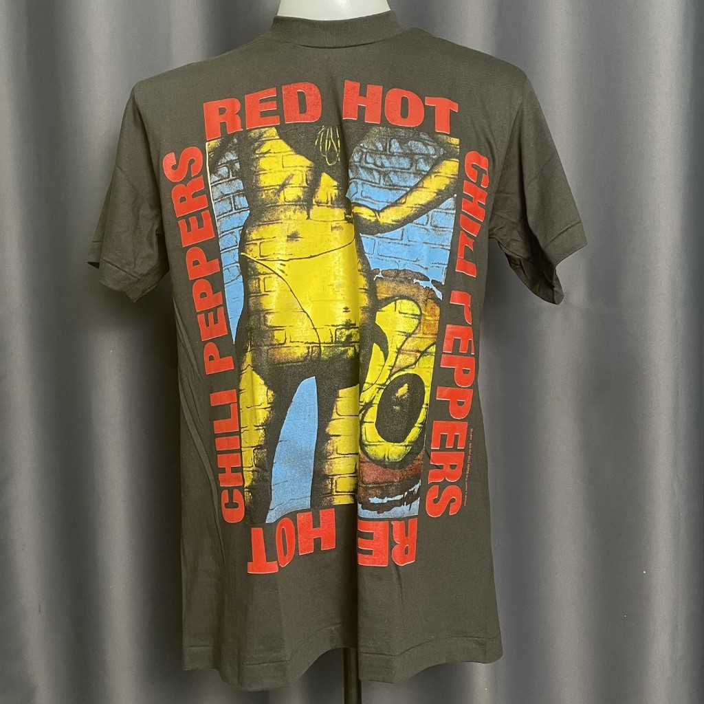 Red Hot Chili Peppers Band Shirt Black Vintage Style Front And Back ...