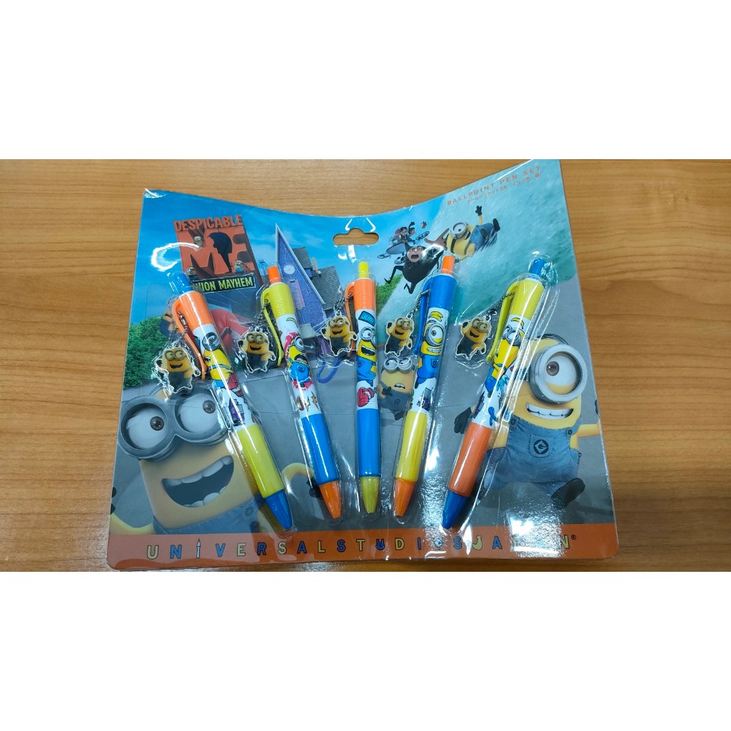 Minion Pen Set From Universal Studios Japan | Shopee Malaysia