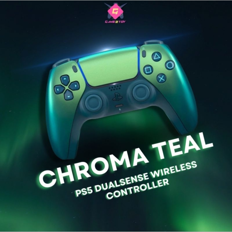 PS5: DualSense Wireless Controller-Chroma Teal Sony Thailand Warranty ...