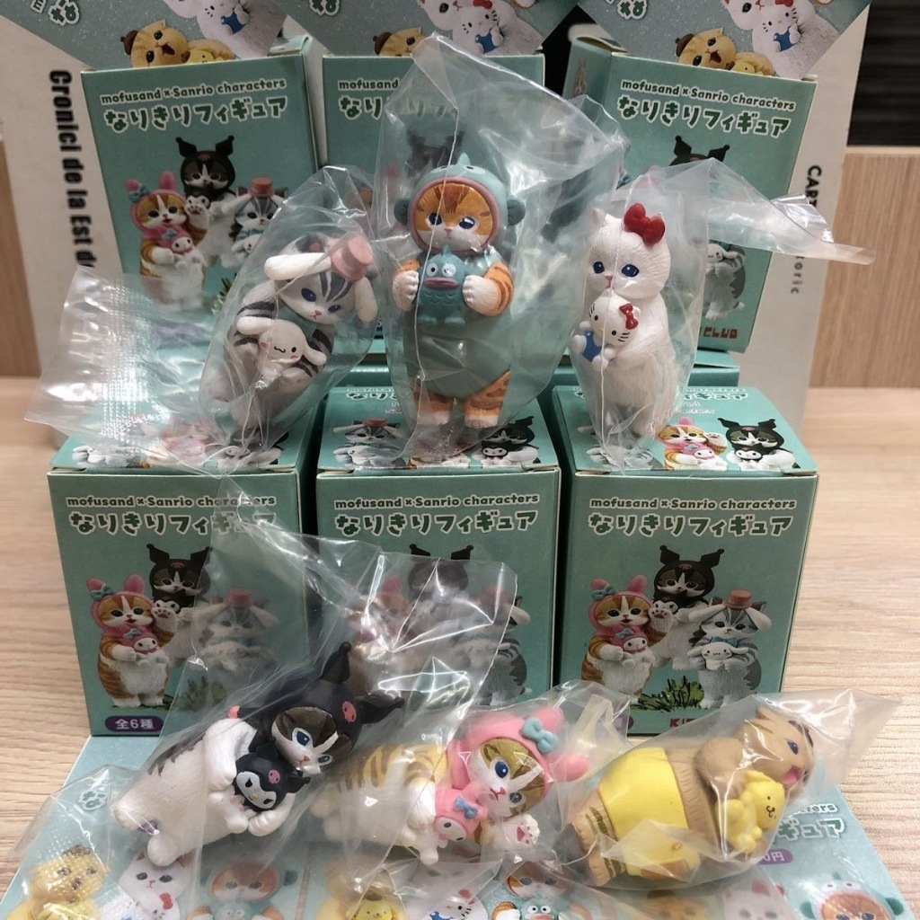 Mofusand x Sanrio Cat Models 6pcs/Set | Shopee Malaysia