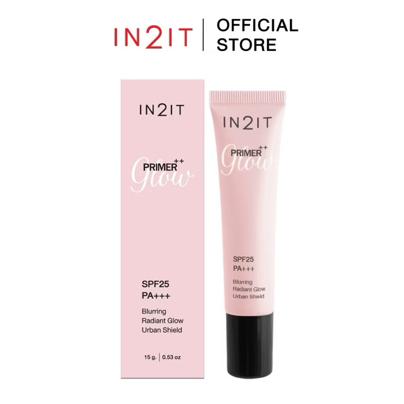 IN2IT Skin Blur Primer Velvet Primer++ Glow Blurs Pores Controls ...