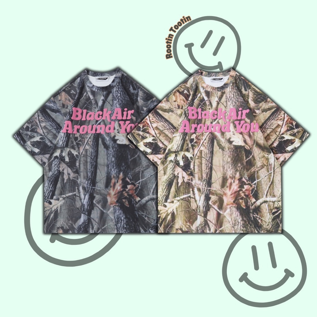 BLACK AIR : OVERSIZED REALTREE CAMO | Shopee Malaysia