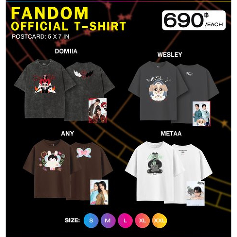 GMMTV OFFICIAL MERCHANDISE GEMINIFOURTH PONDPHUWIN JIMMYSEA FORCEBOOK ...