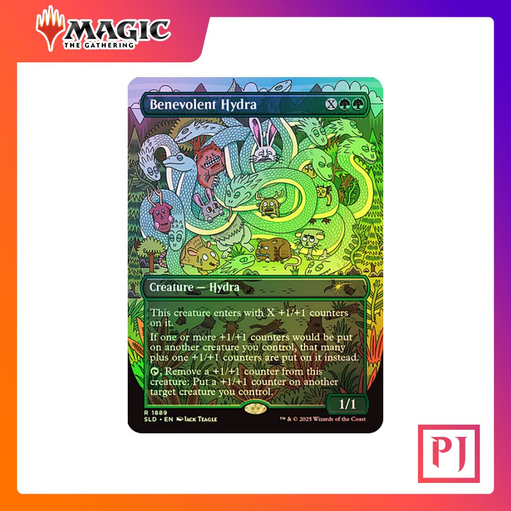 [MTG] Benevolent Hydra (Secret Lair) (Borderless) [SLD] [GREEN] [RARE ...