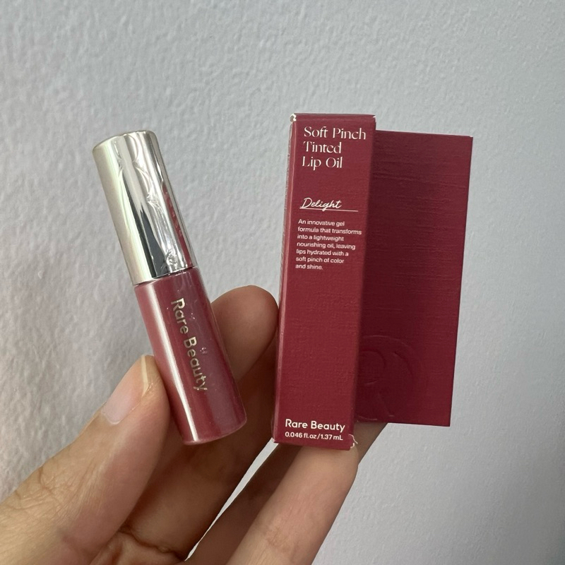 Authentic Rare beauty soft pinch tinted lip oil Mini 1.37ml delight ...