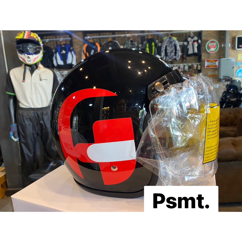 Full Face Helmet With Open Chin Black + Clear YAmaha Fazzio Authentic ...