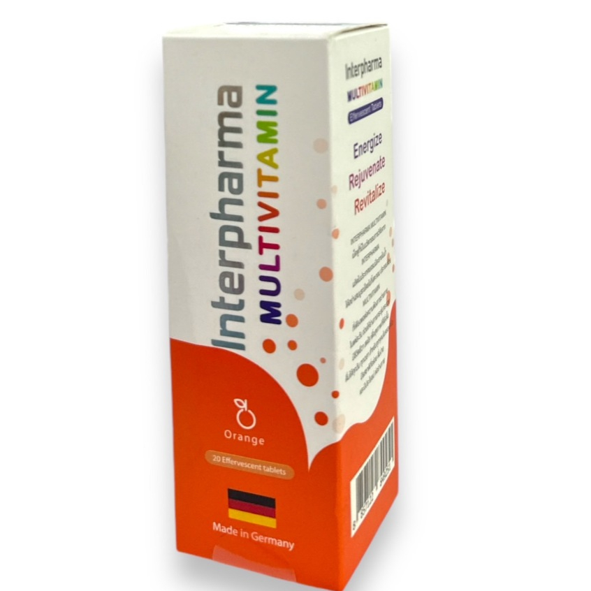 Interpharma multivitamin Orange Flavor (20tablets) 1 Tube | Shopee Malaysia