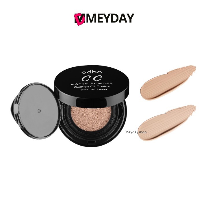 (OD625) odbo CC MATTE POWDER CUSHION OIL CONTROL SPF 50 PA+++ | Shopee Malaysia