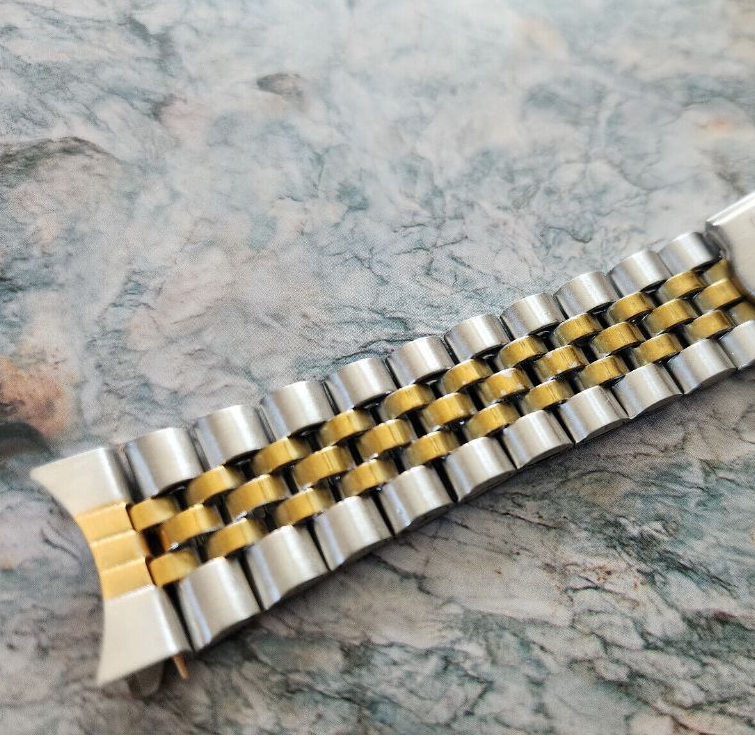 Watch Strap mido commander Jubilee Captain 8299 8223 8233 2 tone 2 King ...