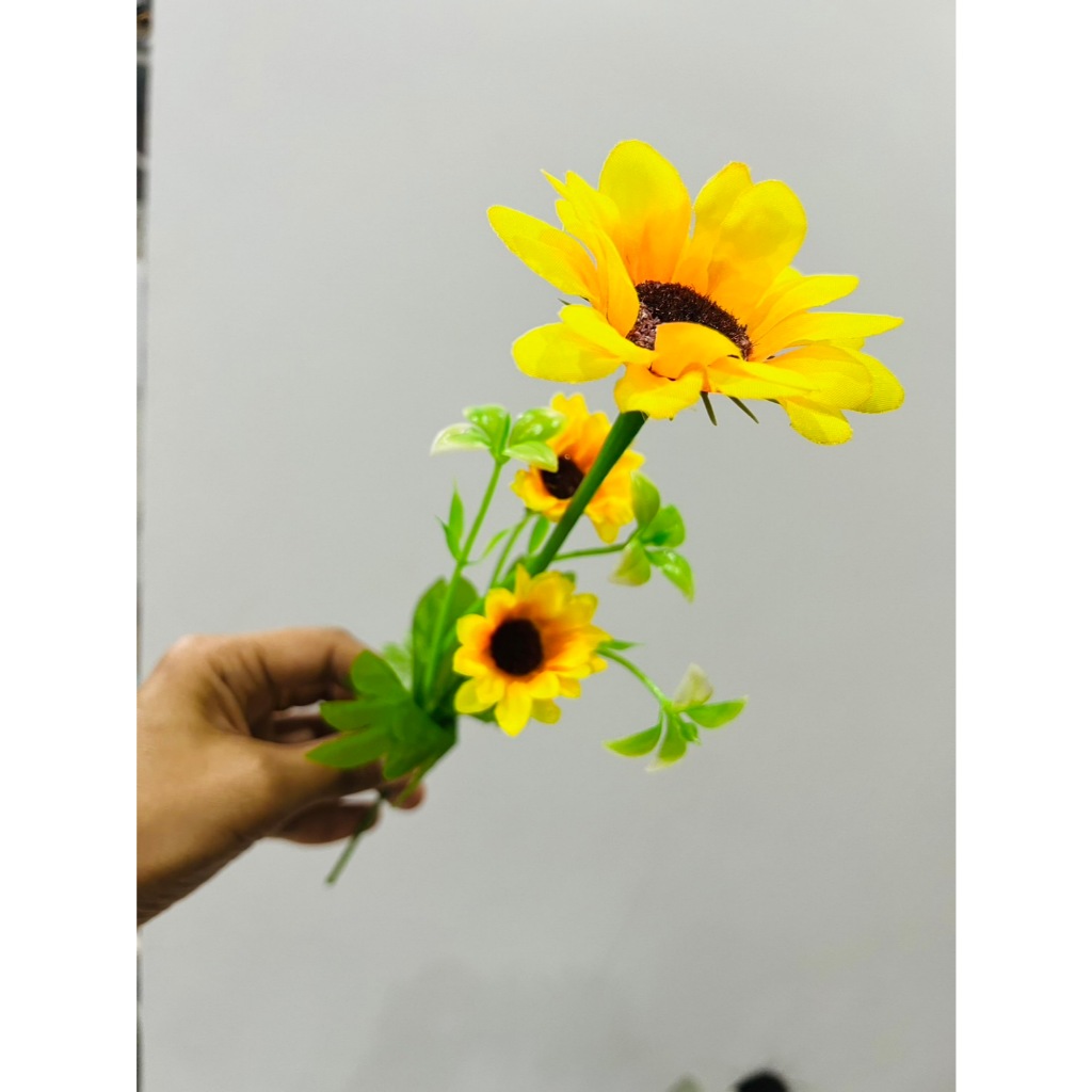 Sunflower + Sam Flower Bouquet 9 Baht 1 Face 5 Cm.+3cmand Flowers ...