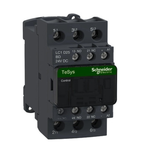 Schneider Model: LC1D25BD Contactor TeSys Deca 3P(3NO) AC-3/AC-3e 440V ...
