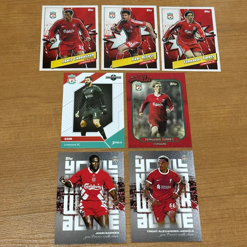 LIVERPOOL Football Collection Card Includes Famous Stars Genuine ...