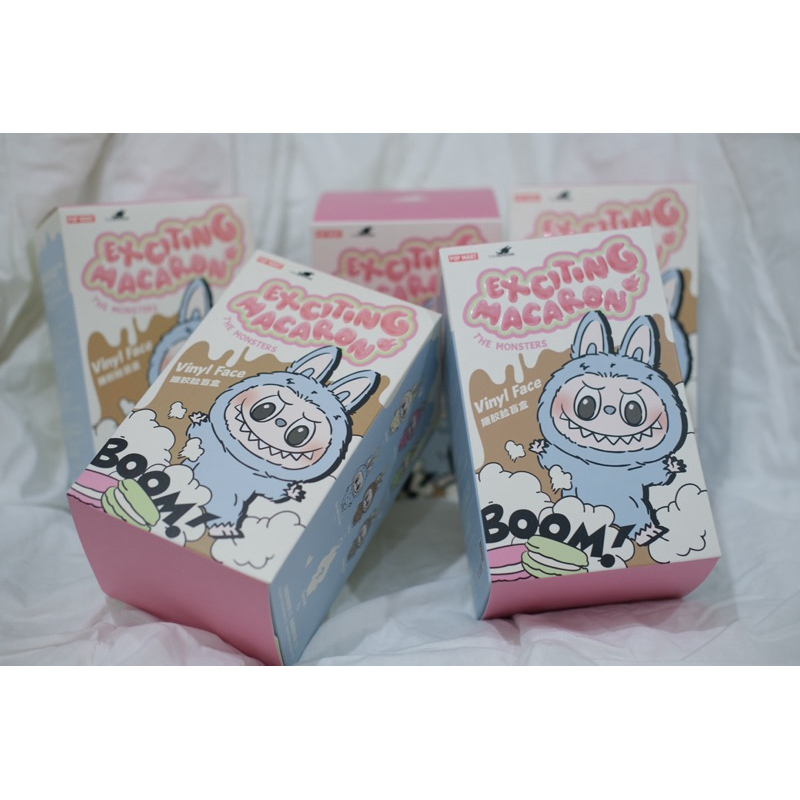 Labubu V.1-THE MONSTERS-Tasty Macarons Vinyl Face Yellow Label Select ...
