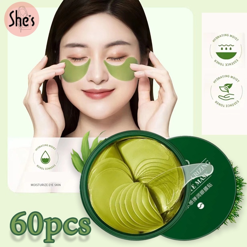 Orange/Seaweed Sheet Eye Mask 60 Pieces Helps Reduce Puffy Eyes ...
