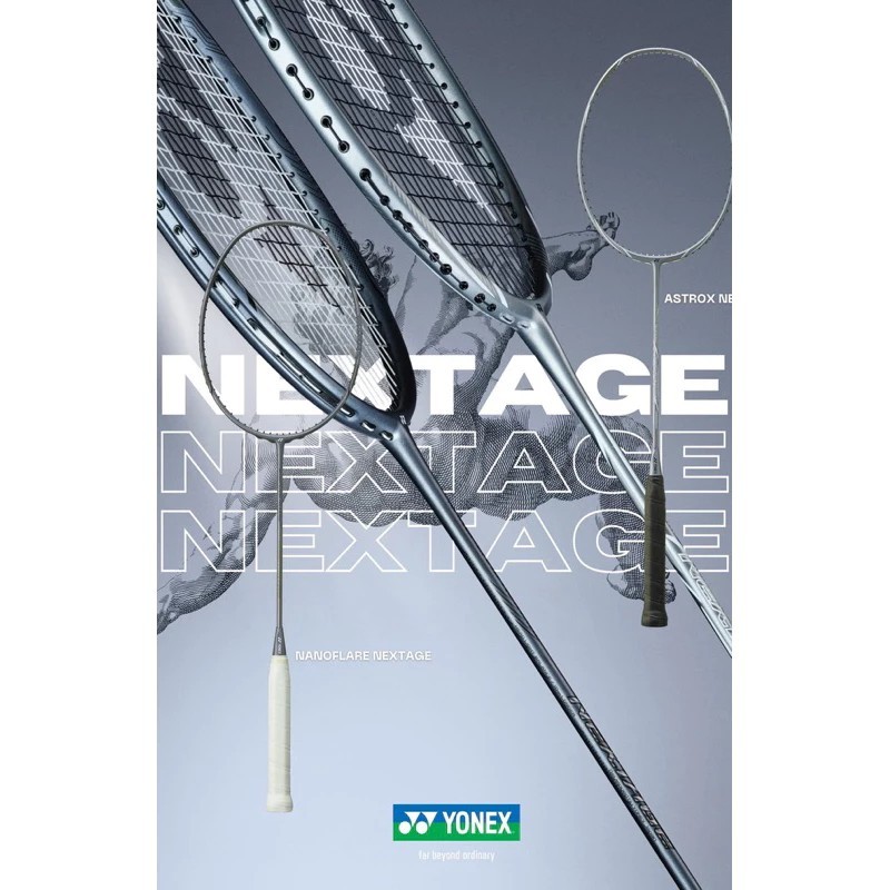 YONEX Badminton Racket NANOFLARE NEXTAGE (Product From Thailand Free String BG65 + Grip + Case ...